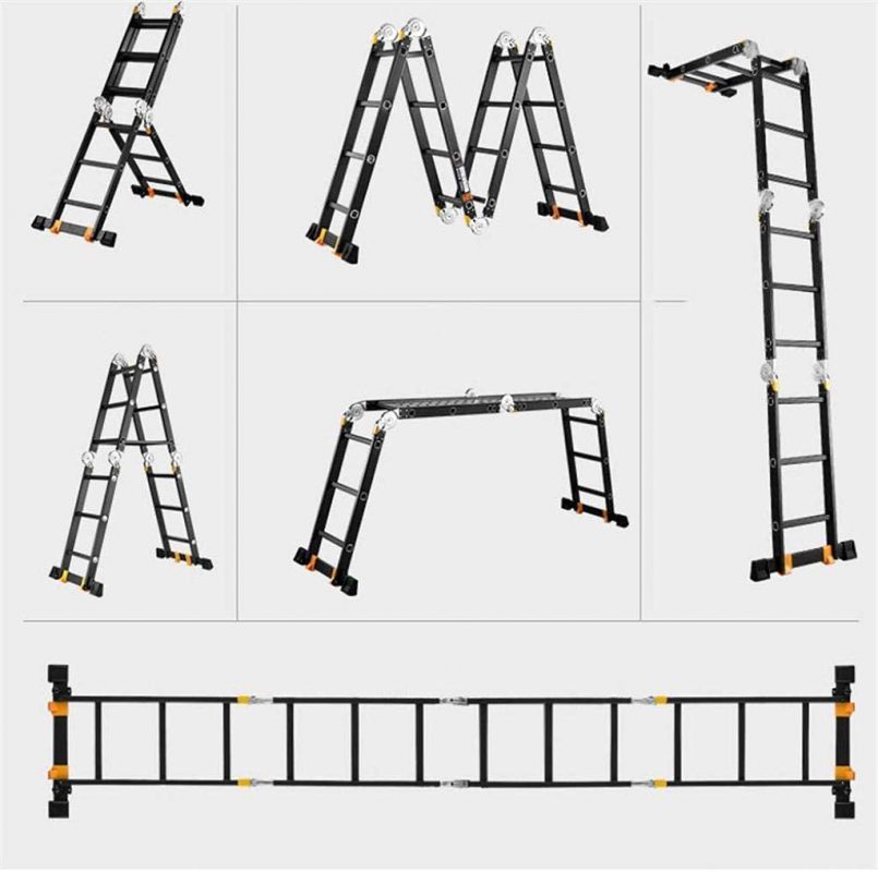SVUZU Extension télescopique Pliante et Polyvalente en Aluminium pour ...