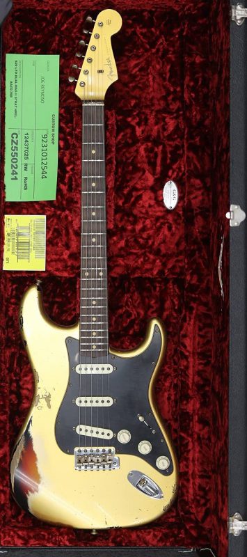 Fender Ltd Dual-Mag II Stratocaster Aged Azitec Gold Over 3 couleurs ...